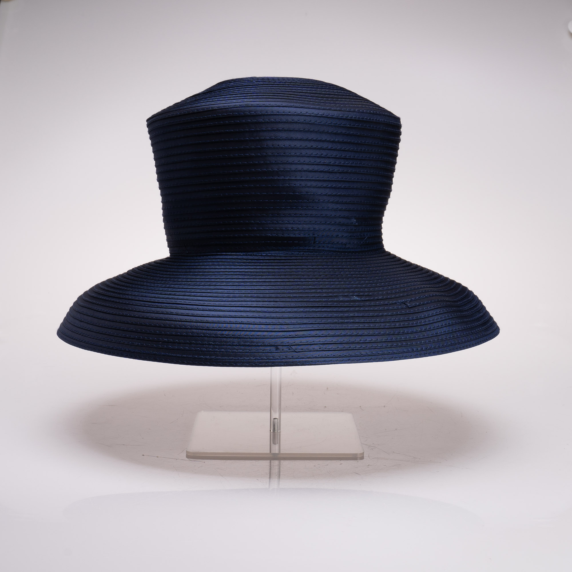 Second Quality High Crown Flat Top Satin Ribbon Sewn Hat | SUN YORKOS