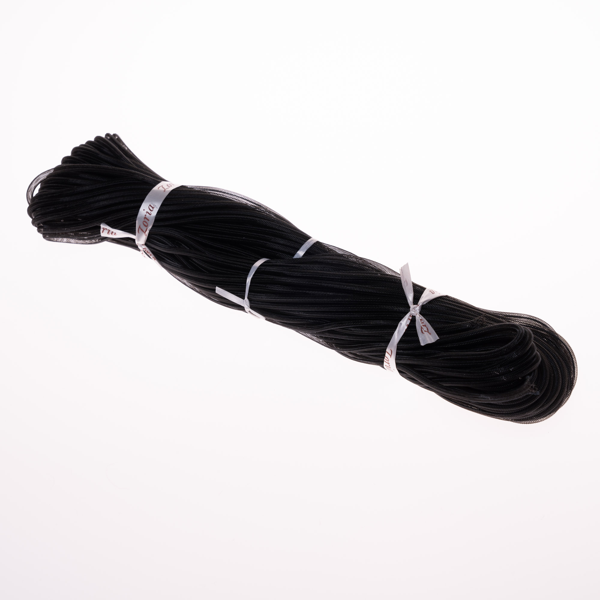 1/8'' BLACK Tubular Crinoline for Trimmings | SUN YORKOS