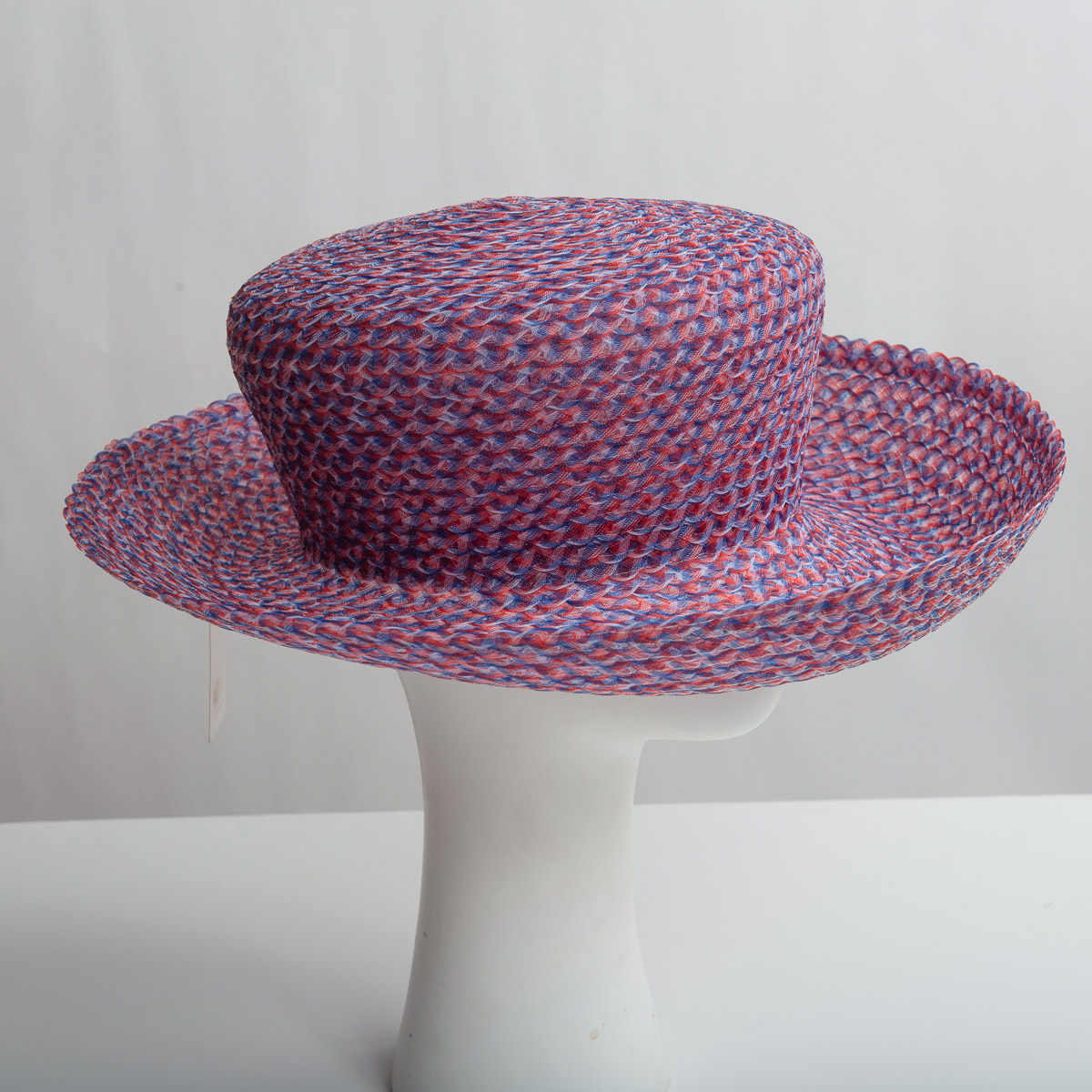 Crinoline Medium Brim Plain Hats-L-132-Sun Yorkos | Zoria