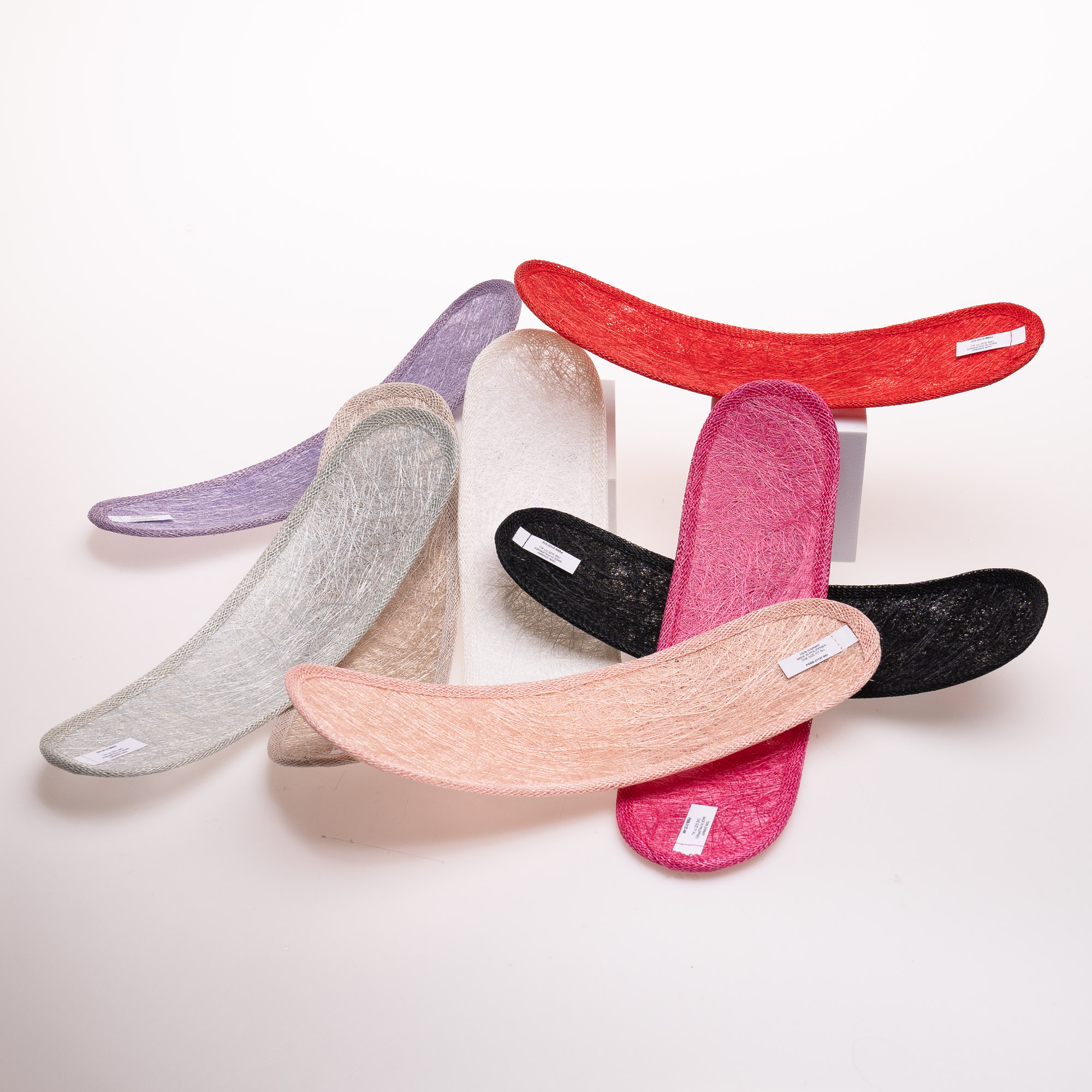 3X12 Inch Rectangle Tuft Tangled Sinamay Scrunch Base | SUN YORKOS