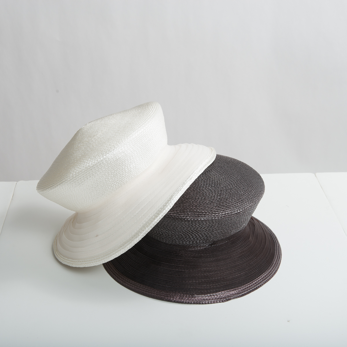 Polypropylene Straw Medium Brim Plain Hats-Y6027-0185-Sun Yorkos | Zoria