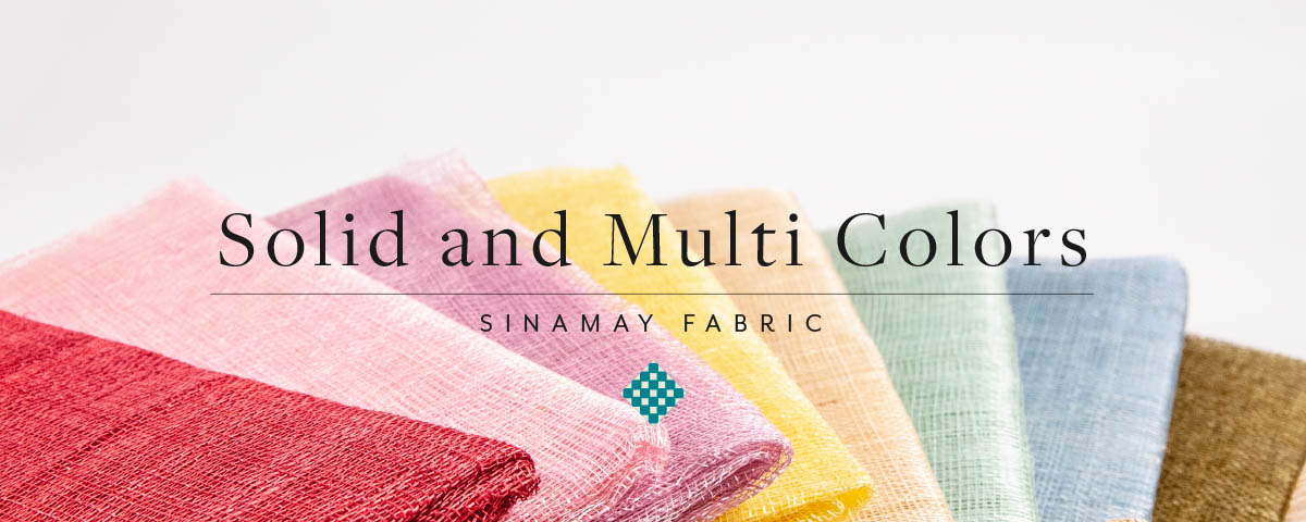 Solid color Sinamay Fabric - Sun Yorkos | Zoria