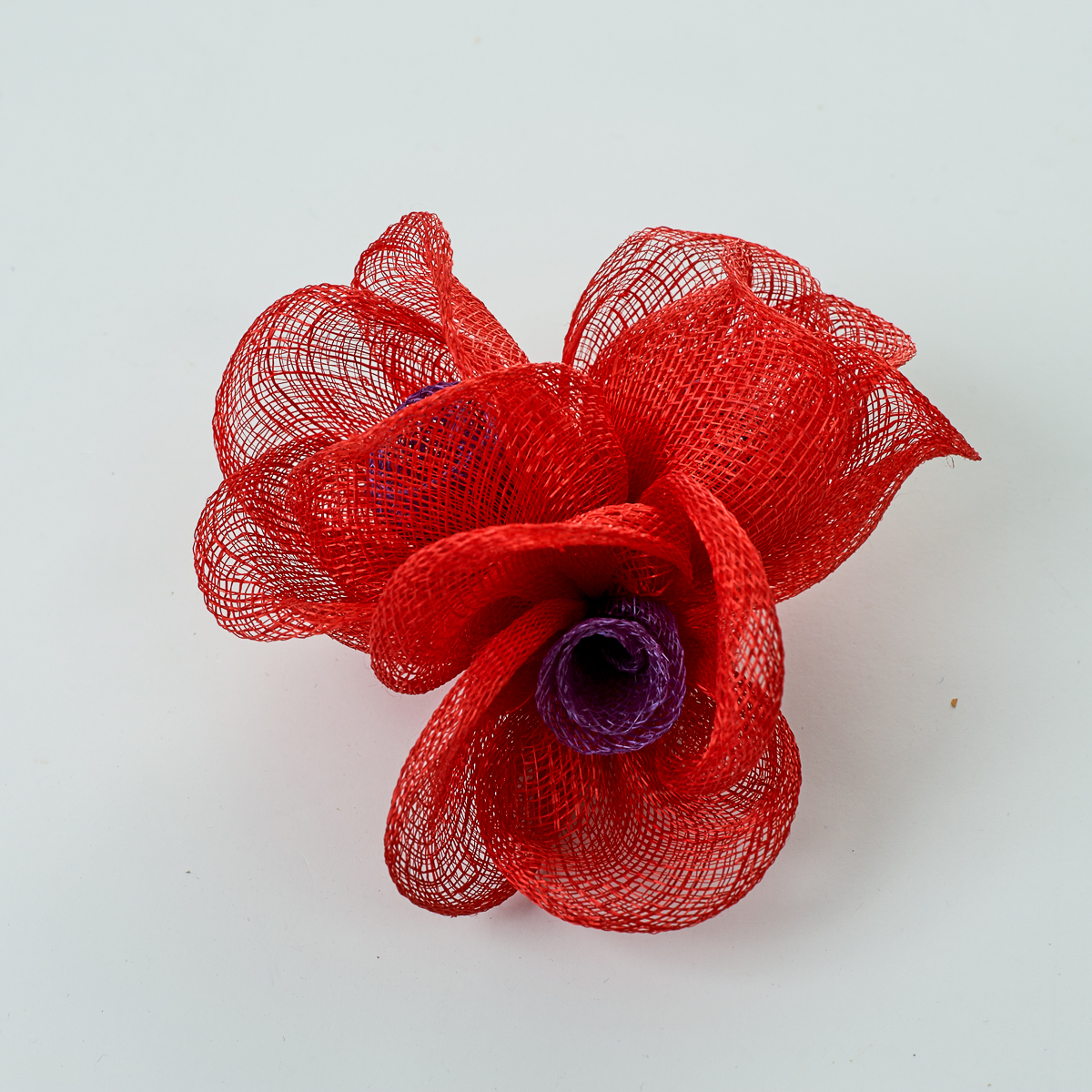 SBF-173 Trio Sinamay Rose Trims